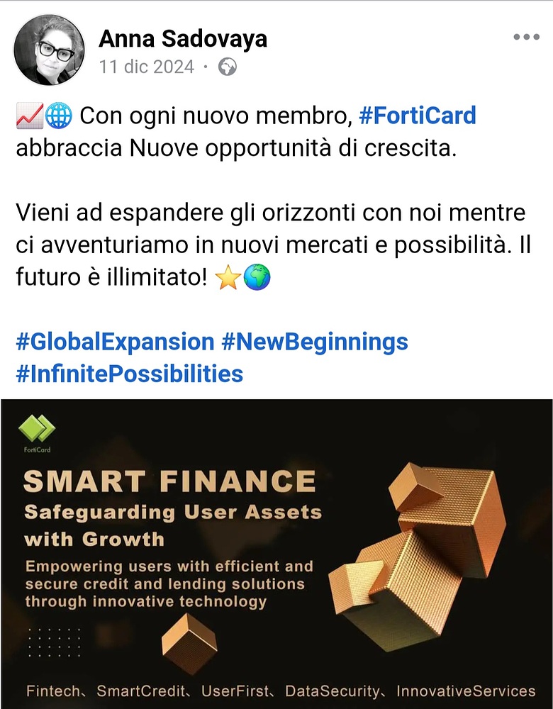 Forticard: la nuova scam economy? - Schemi piramidali - Fuffapedia ...